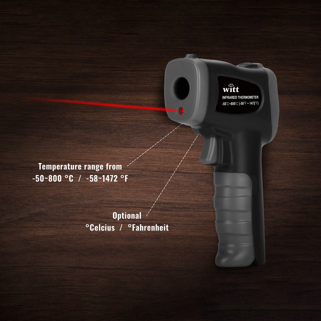 Witt Pizza Infrared Temperature Gun